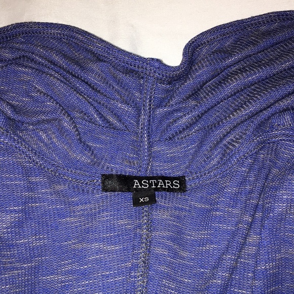 Astars | Jackets & Coats | Wrap Vest In Blue By Astars | Poshmark